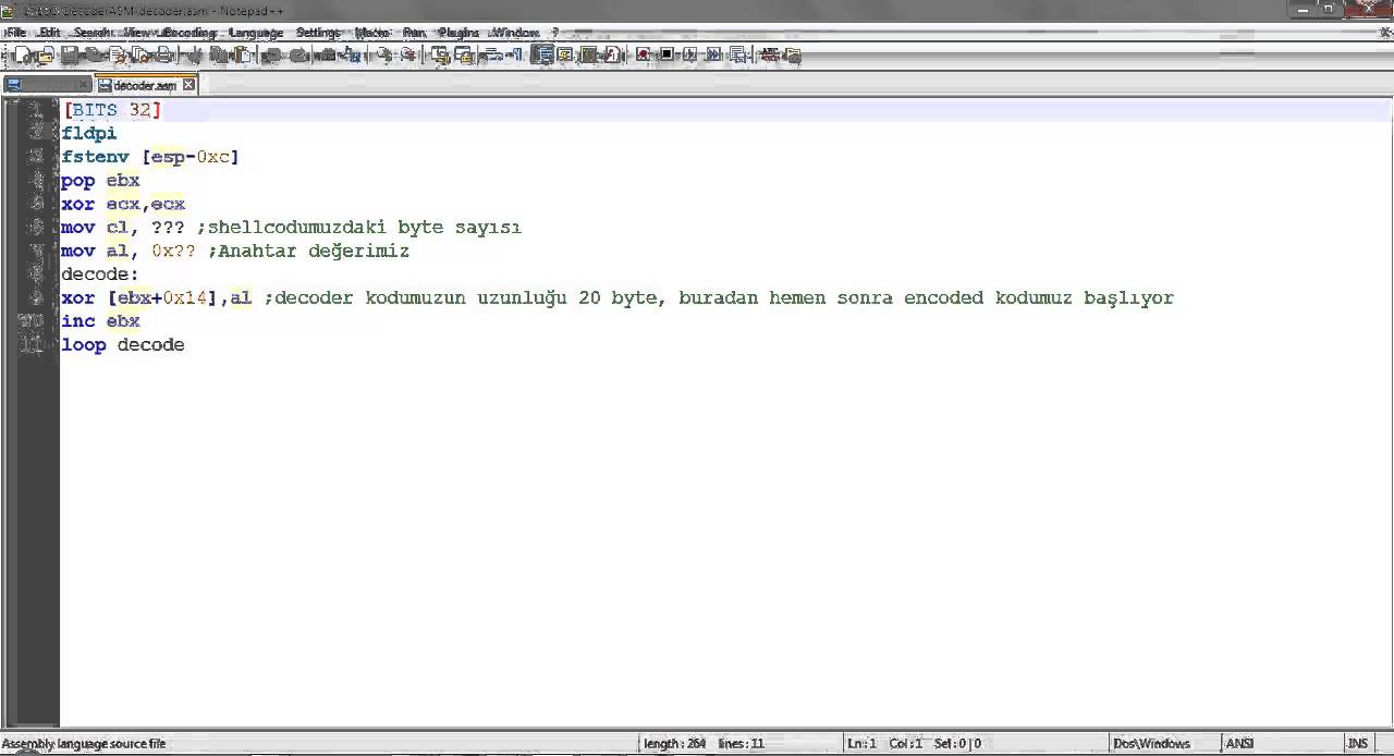 Exploit Shellcode Geliеџtirme Bг Lгјm 9 Shellcode Kodlama Encoding