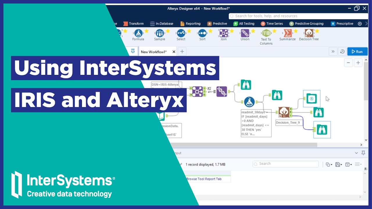 Using Intersystems Iris And Alteryx Youtube