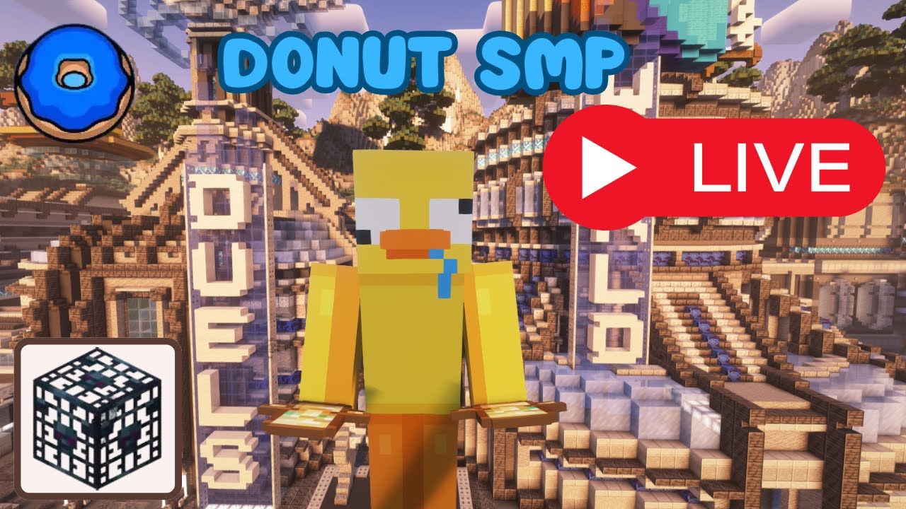 Donut Smp Live For 5 Minutes Chill Stream Youtube