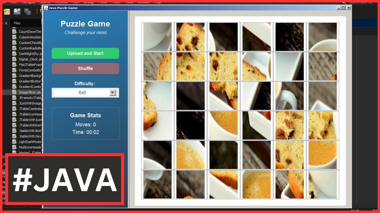 Java Project Tutorial Make Puzzle Game Step By Step Using Netbeans