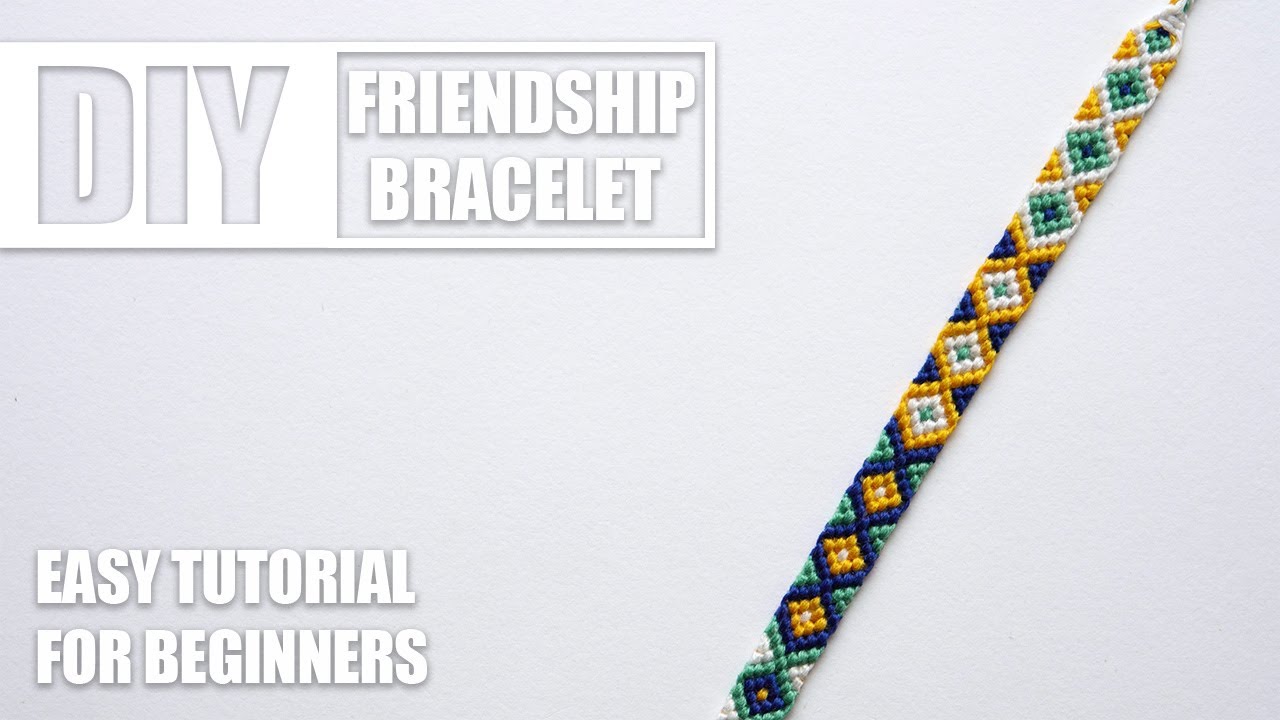 Diamonds Aztec Tribal Vsco Macrame Friendship Bracelets Easy Tutorial