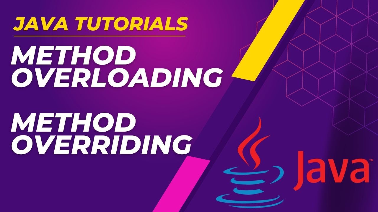 Method Overloading And Overriding In Java Java Tutorial Live Demo