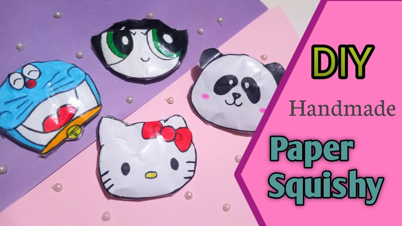 Diy Handmade Paper Squishy Diy Kawaii Squishy Kawaii Paper Toy