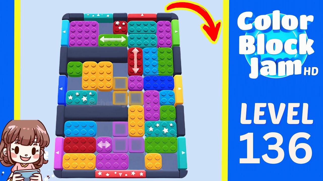 Color Block Jam Level 136 Solution Walkthrough Youtube