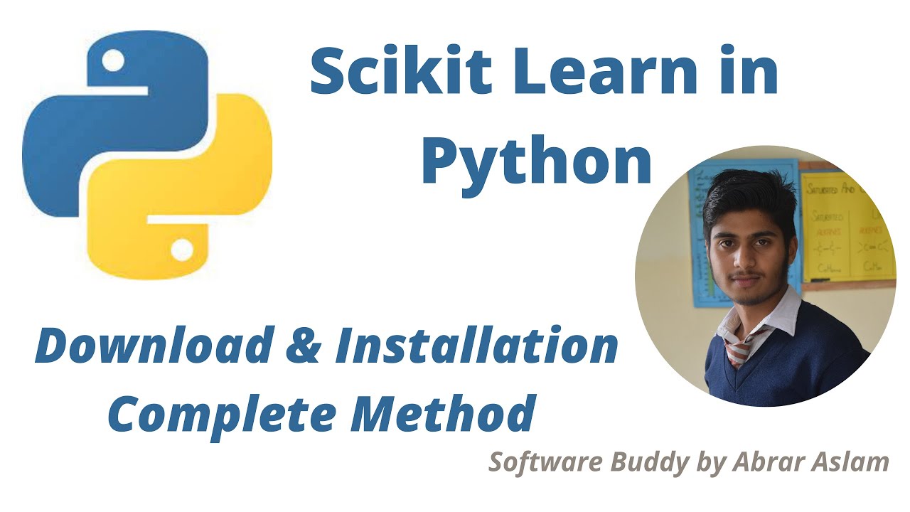 Install Scikit Learn For Data Science In Python On Windows Youtube