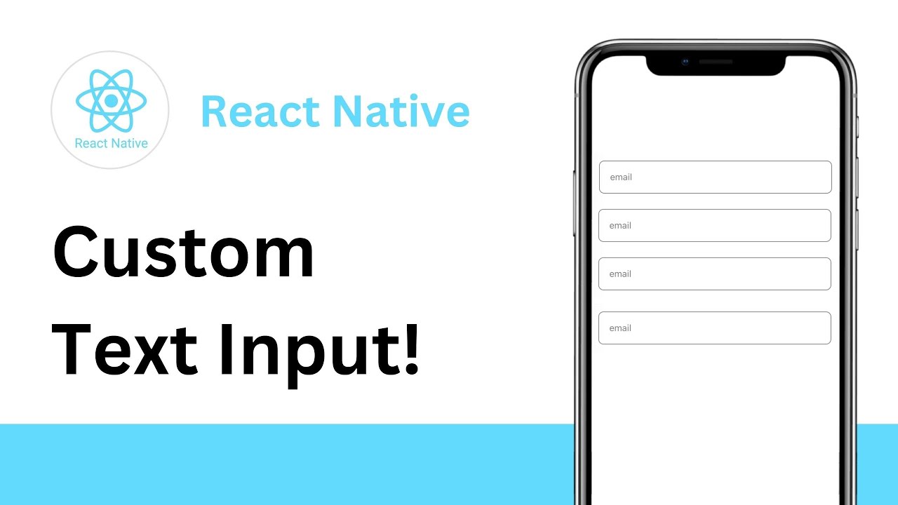 React Native Custom Text Input Youtube