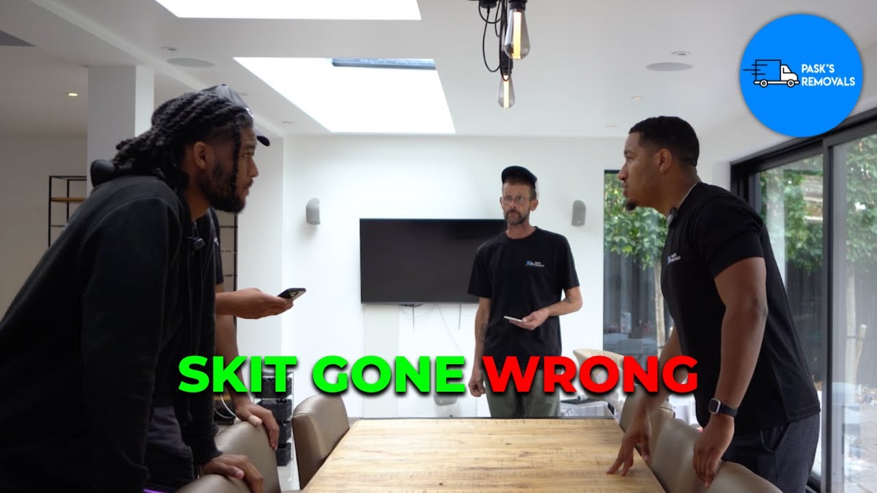 4 Men 1 Table Skit Gone Wrong Youtube