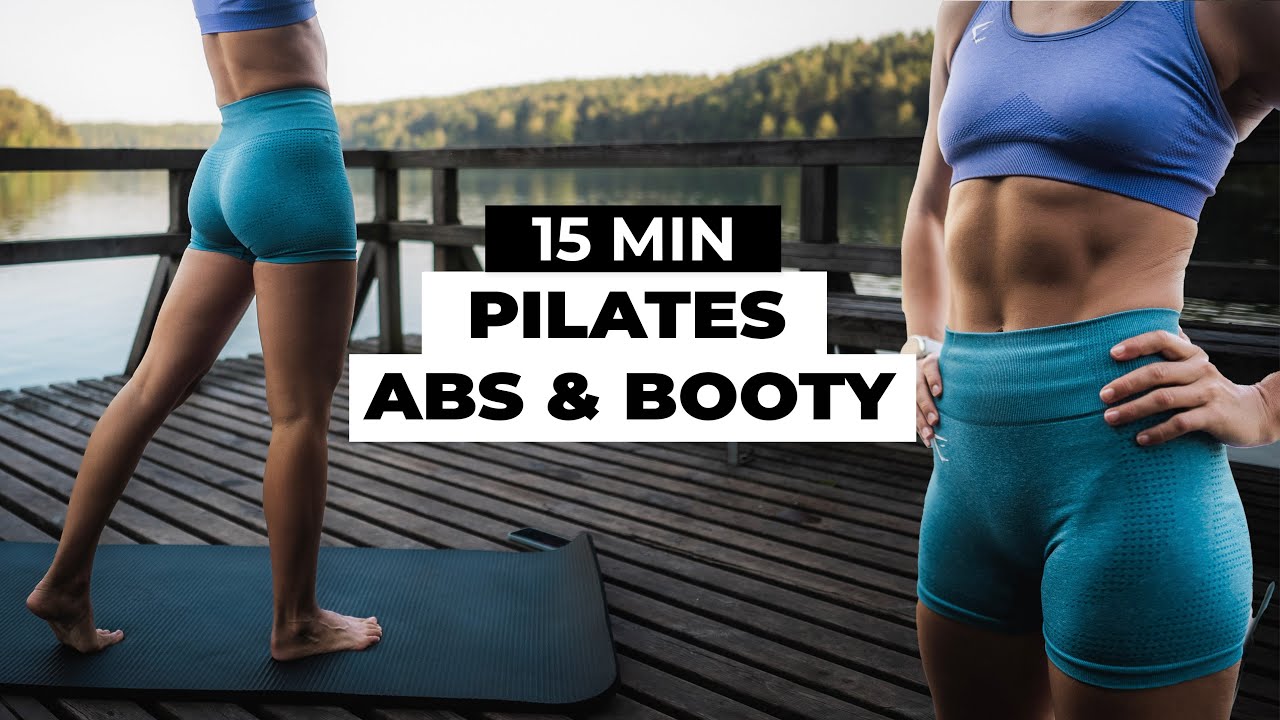 15 Min Pilates Abs Booty Workout Low Impact No Jumping No