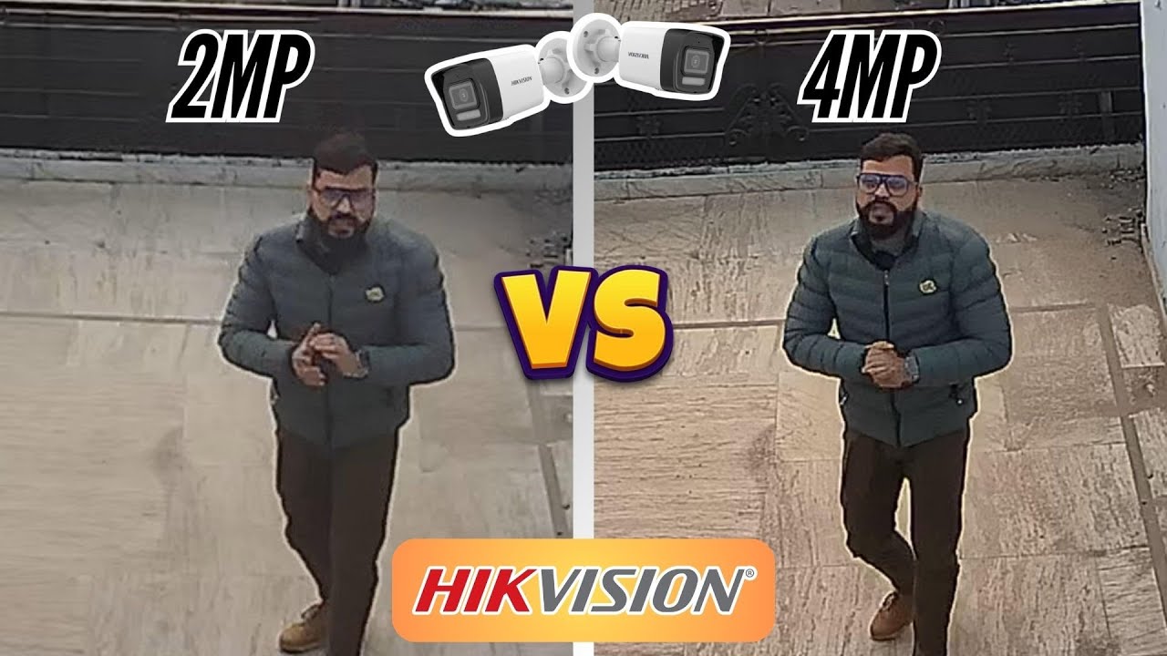 Hikvision 2mp Vs 4mp Ip Camera Day Night Vision Testing Ds