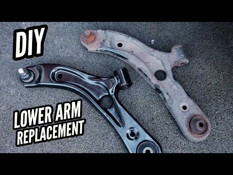 How To Replace A Lower Control Arm Youtube