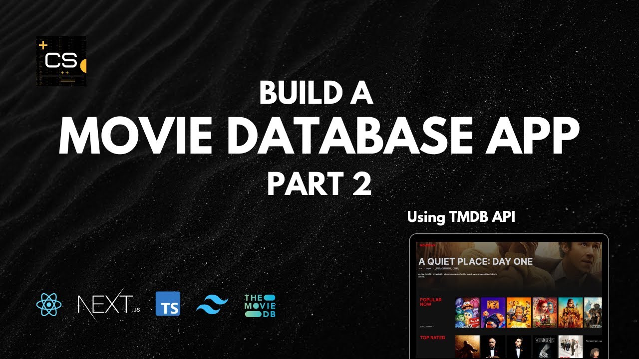 Build A Movie Database App With Tmdb Api 2024 Part 2 Youtube