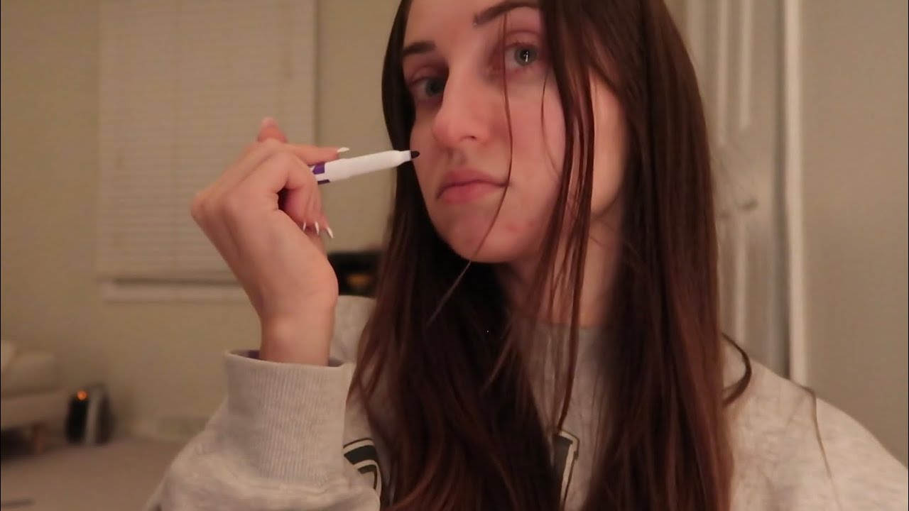 Asmr Drawing On Your Face Youtube