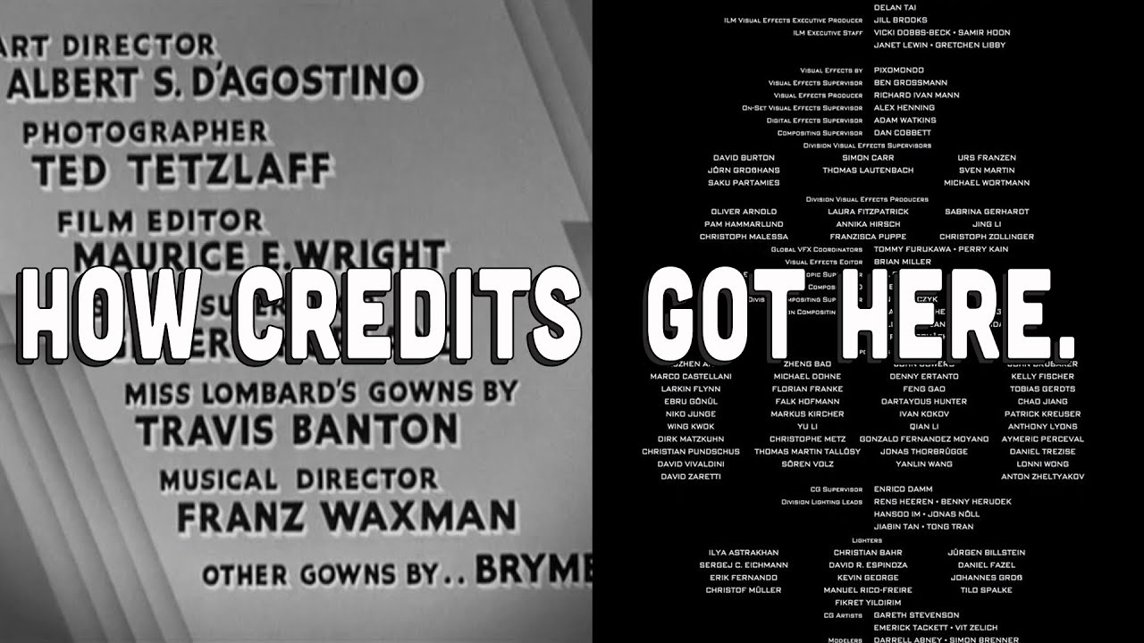 Film Credits Explained Youtube