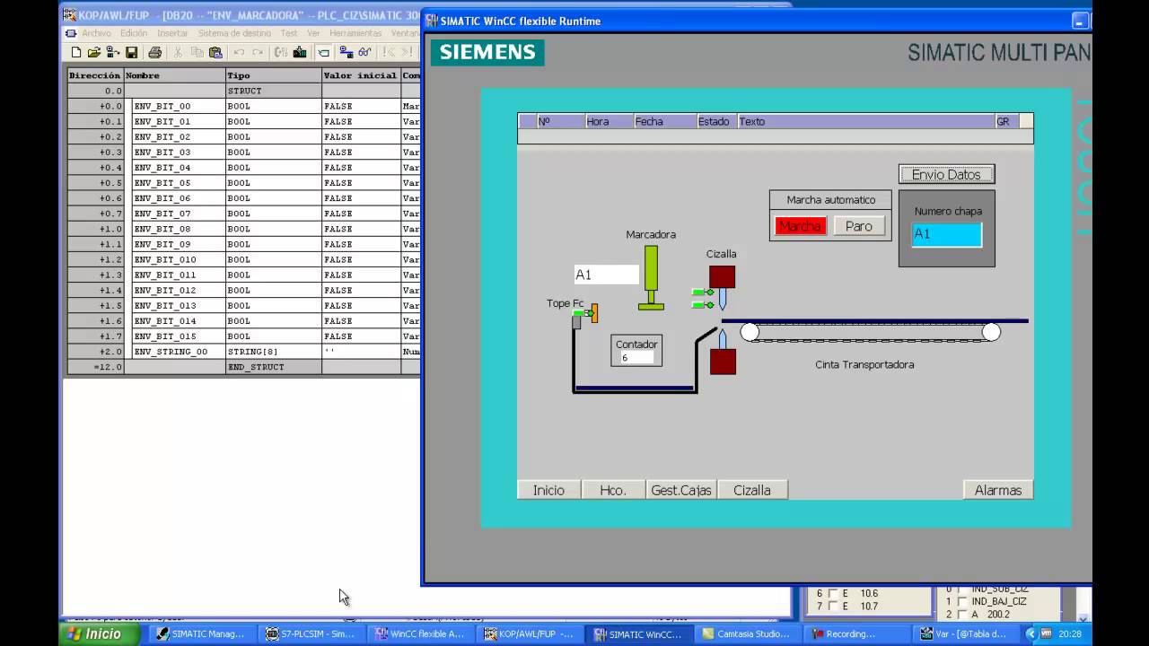 Curso Basico Simatic Step 7 Ejercicio 2 5 Hd Youtube