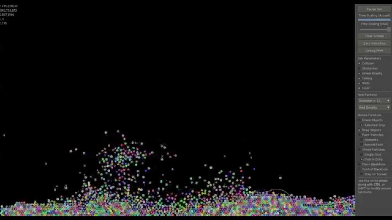 Particle Simulator Demo Youtube