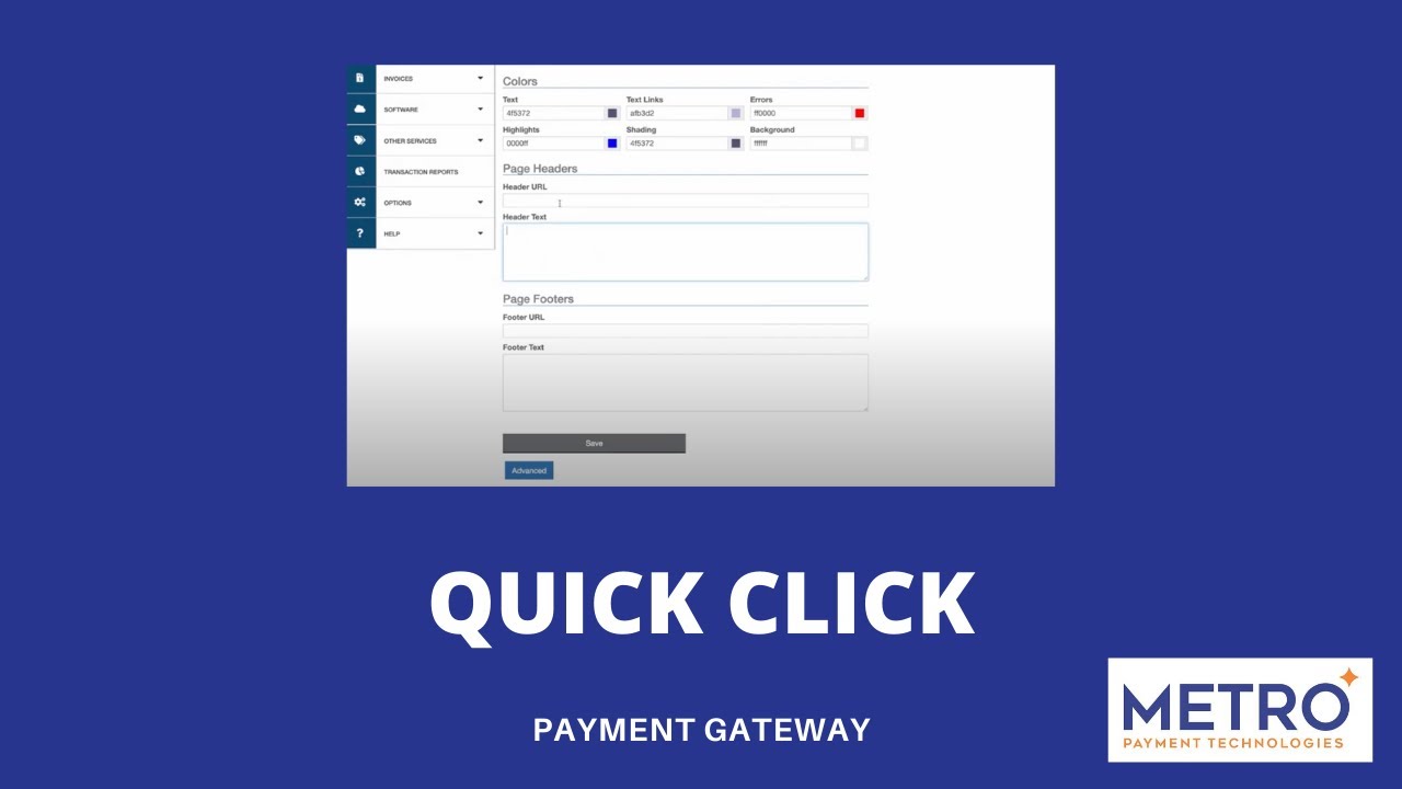 Quick Click Metro Payment Gateway Youtube