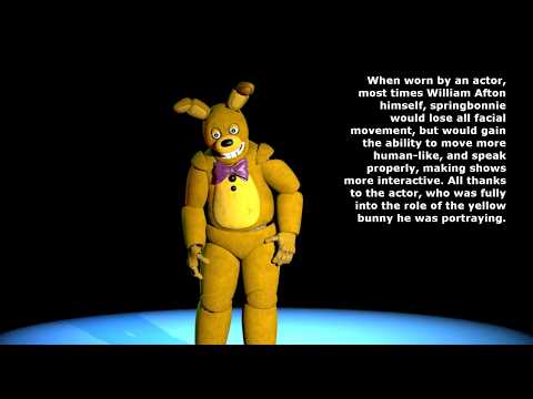 Fnaf Movie Fredbear And Springbonnie Explained Youtube