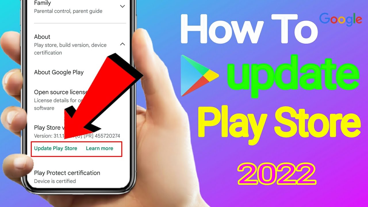 How To Update Play Store Old Version To New Version 2023 How To