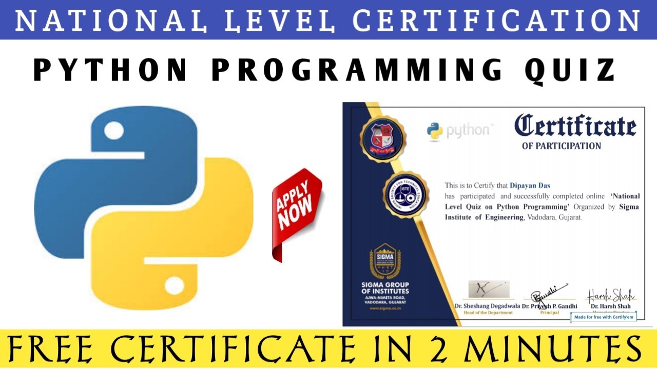 Python Programming Quiz How Good Are You At Python Python Quiz