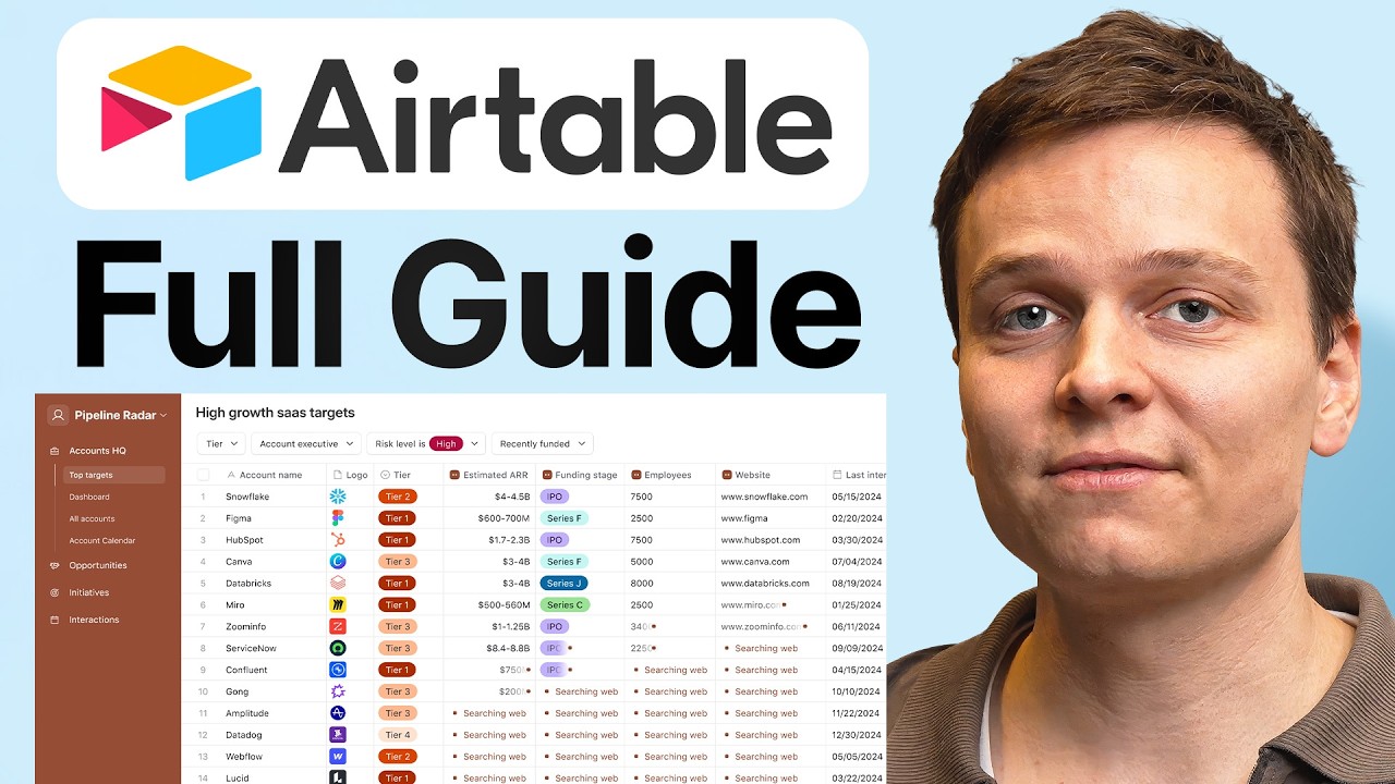 Learn Airtable In 25 Minutes Crash Course Youtube