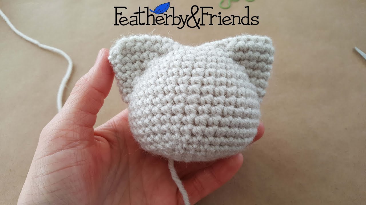 Defining Ears On The Pointy Head Crochet Tutorial Youtube
