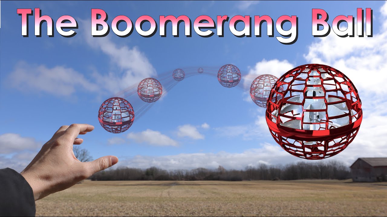 The Boomerang Ball Comes Back When You Toss It
