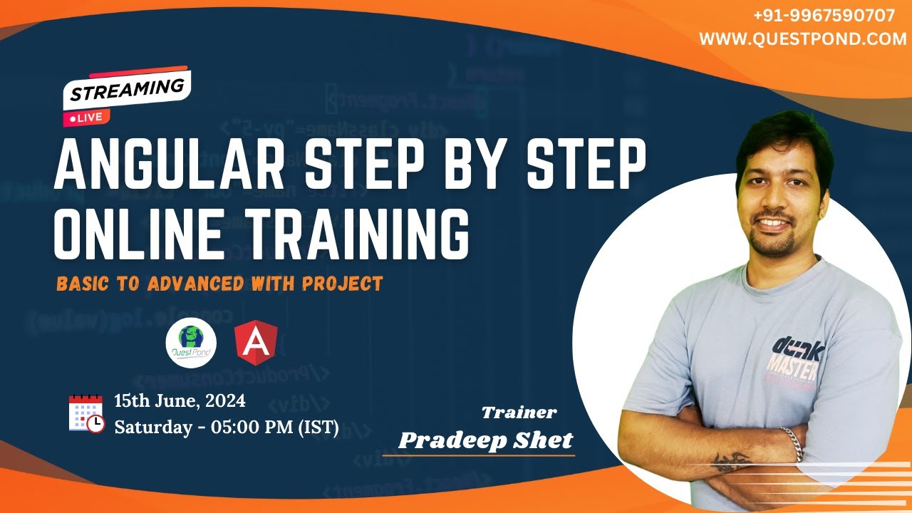 Angular Step By Step Live Training Youtube