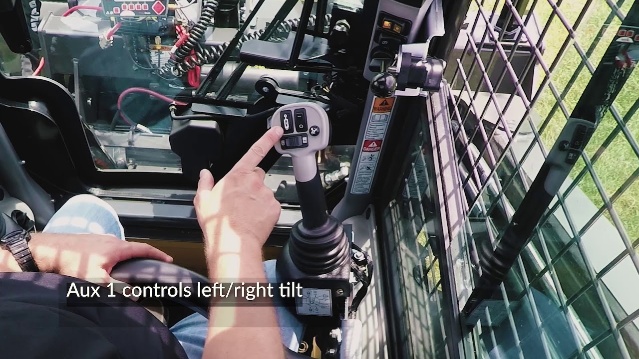 Continuous Flow Joystick Operations For New Holland Ctl Skid Steer