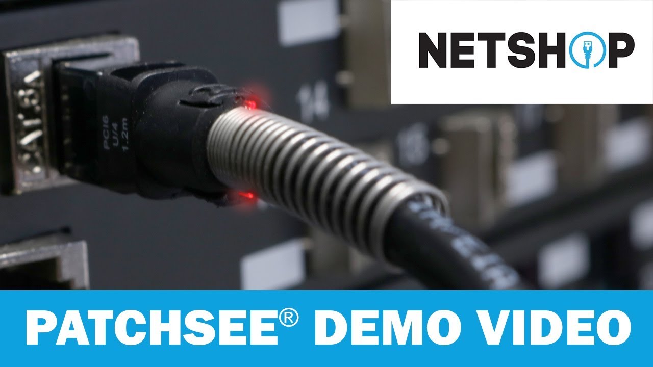 Patchsee Intelligent Rj45 Patch Cord Demo Youtube