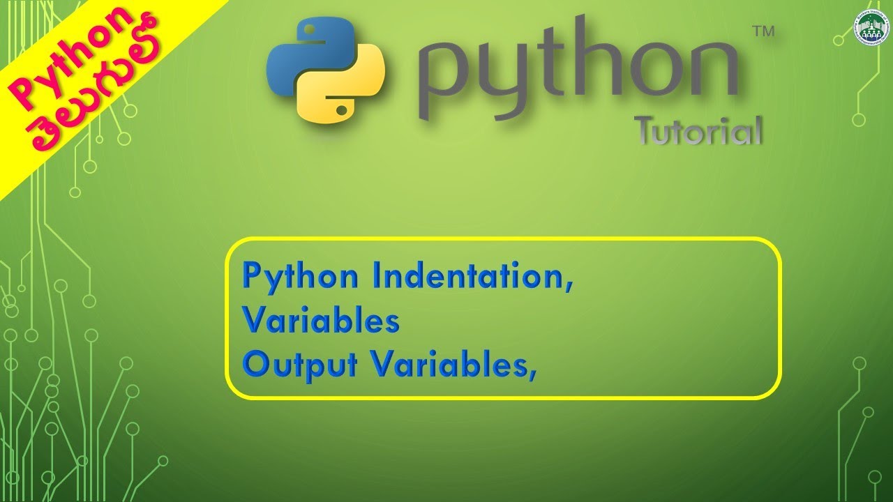 Python Variables 3 30 Part 1 Youtube