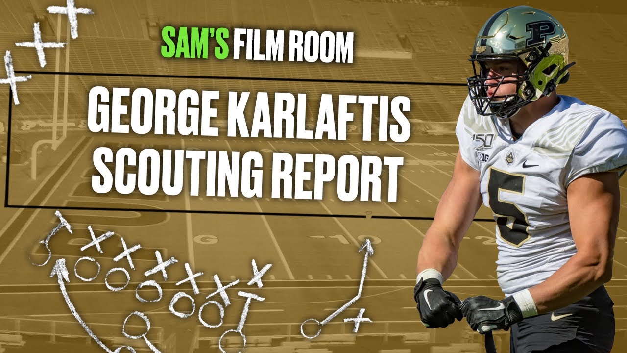 George Karlaftis Purdue Scouting Report Nfl Draft 2022 Youtube