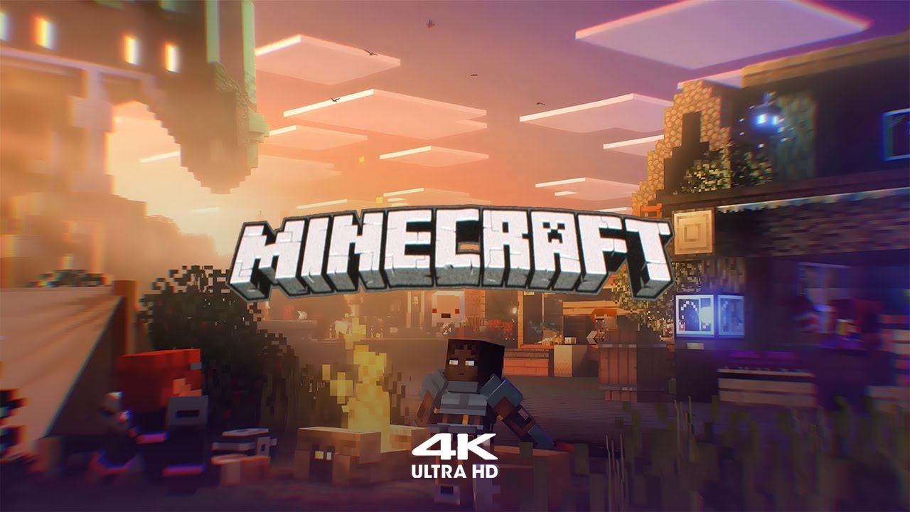 Minecraft 4k Live Wallpaper Epic Adventure Screensaver Youtube