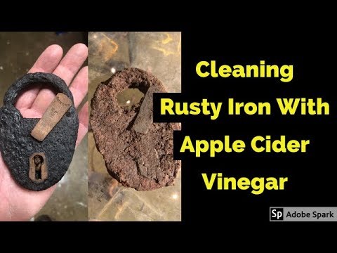 Remove Rust With Apple Cider Vinegar Youtube