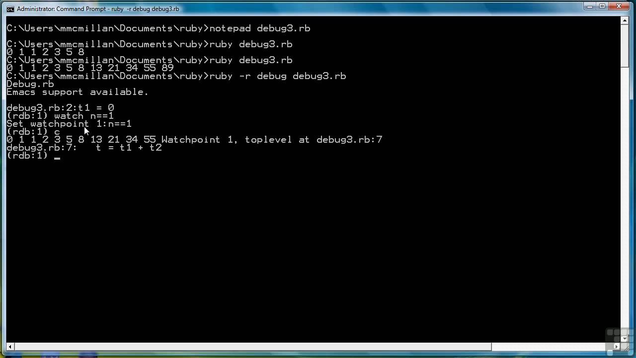 1303 The Ruby Debugger Part 3 Youtube