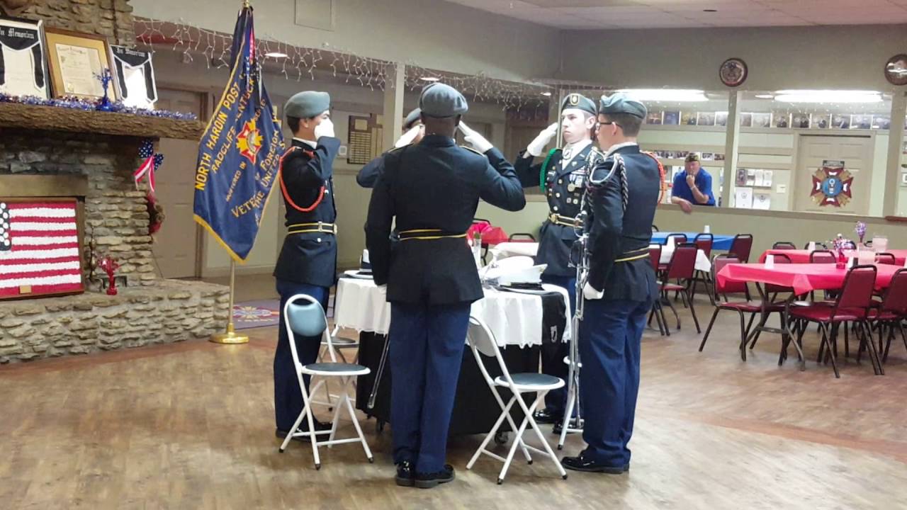 North Hardin High School Jrotc Honor Guard Pow Mia Missing Man Table