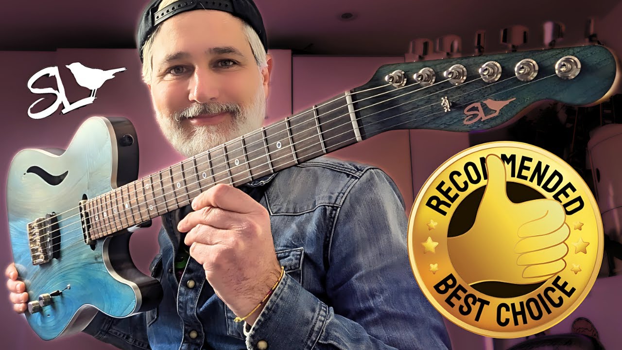 The Best Guitar I Ve Ever Played The Sl Guitars Blue Stag Youtube