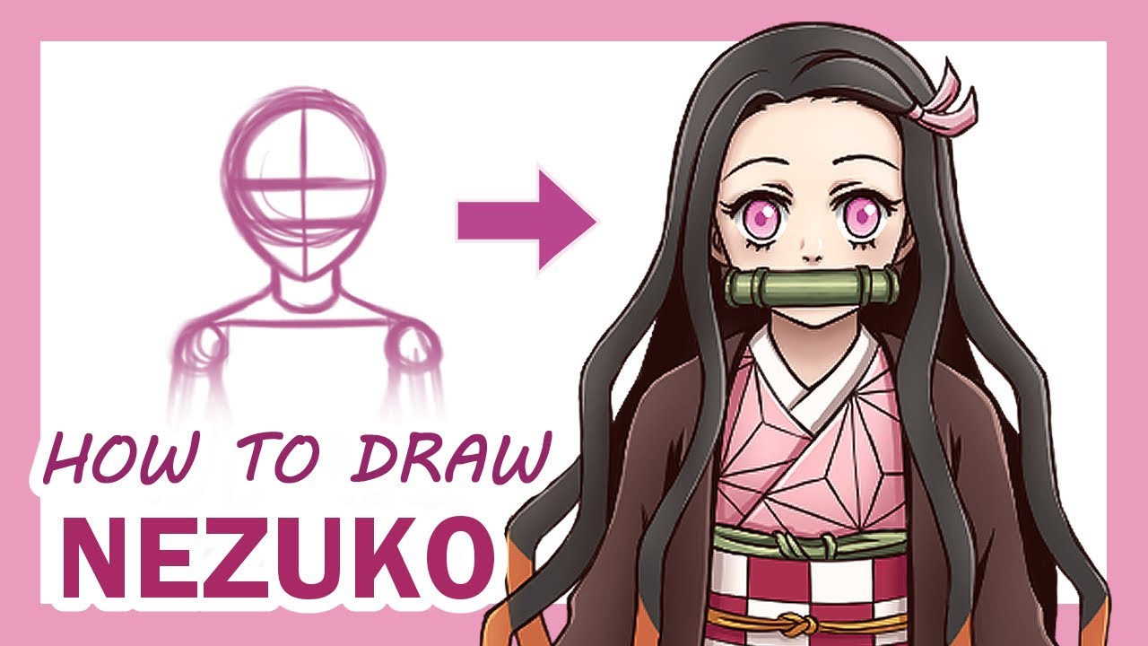 How To Draw Nezuko From Demon Slayer рџњё Easy Drawing Tutorial Step By