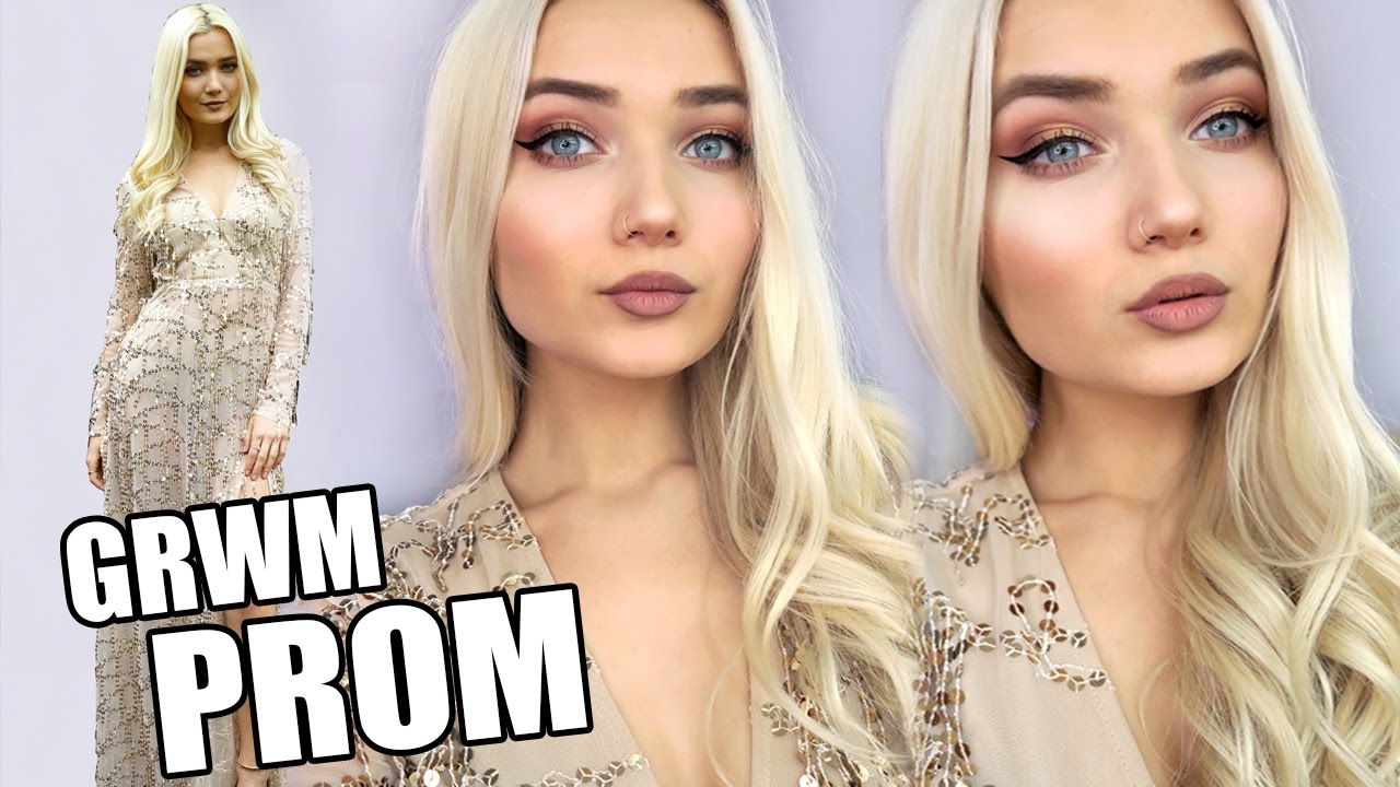 Prom Grwm 2017 Makeup Hair Dress Youtube