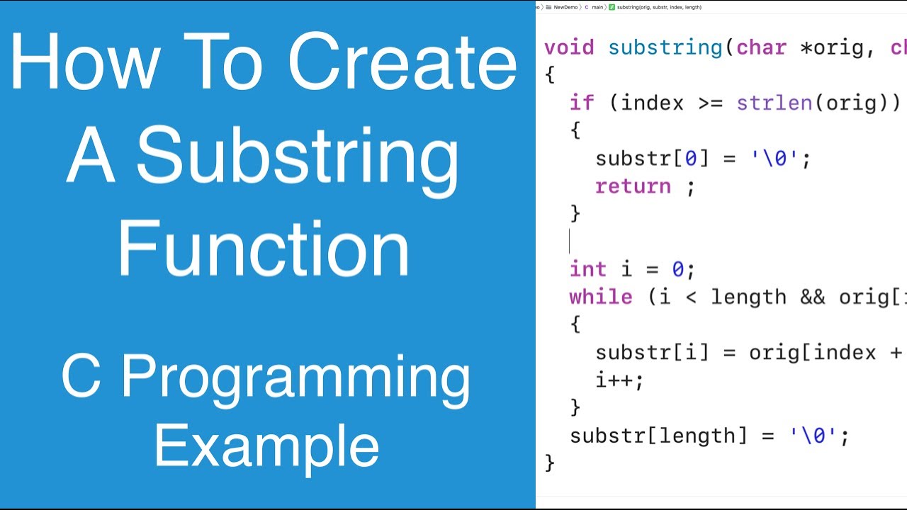 Substring Function In C Sharp Free Word Template