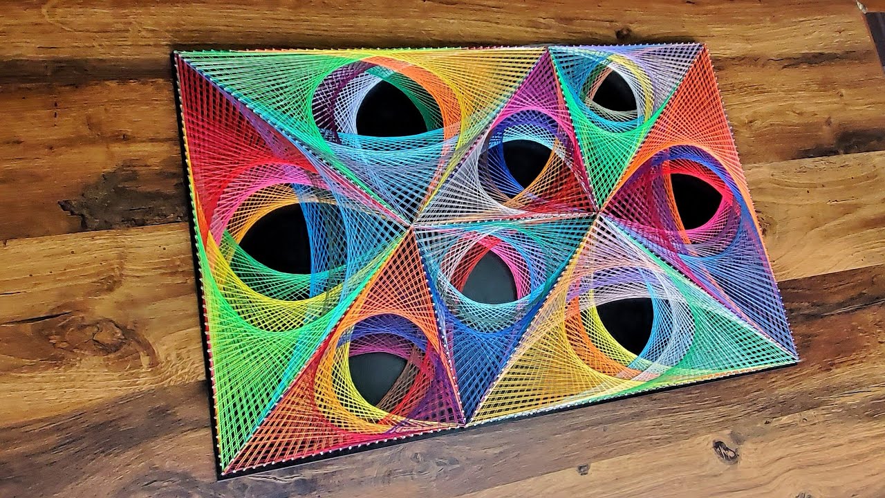 String Art Wall Tutorial Youtube