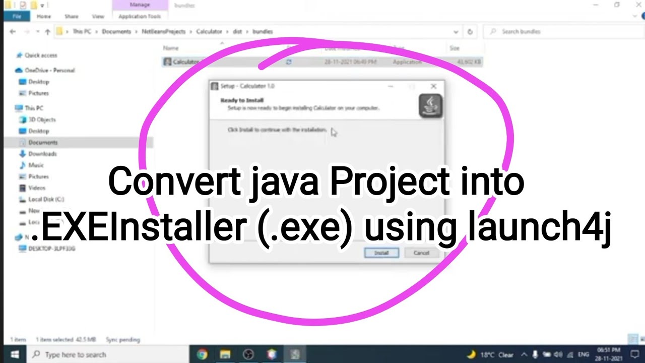 How To Convert Java Project Into Exeinstaller Using Launch4j Java