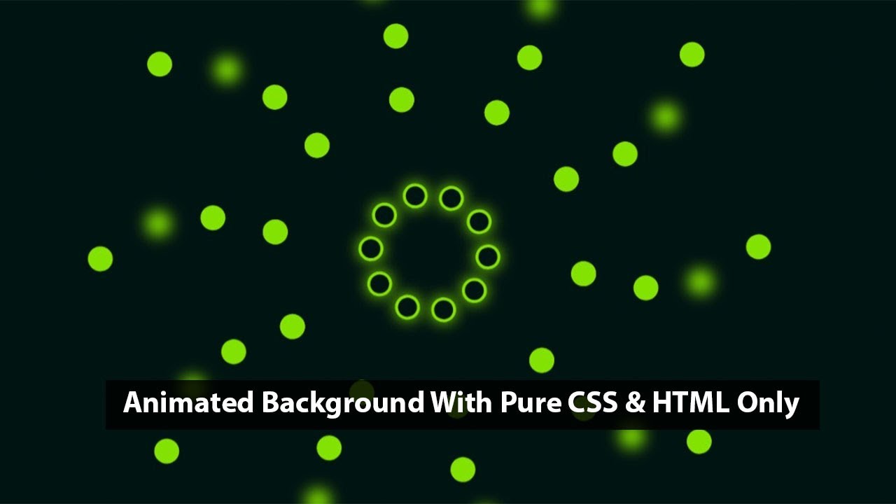 Animated Background With Pure Css Html Only Youtube