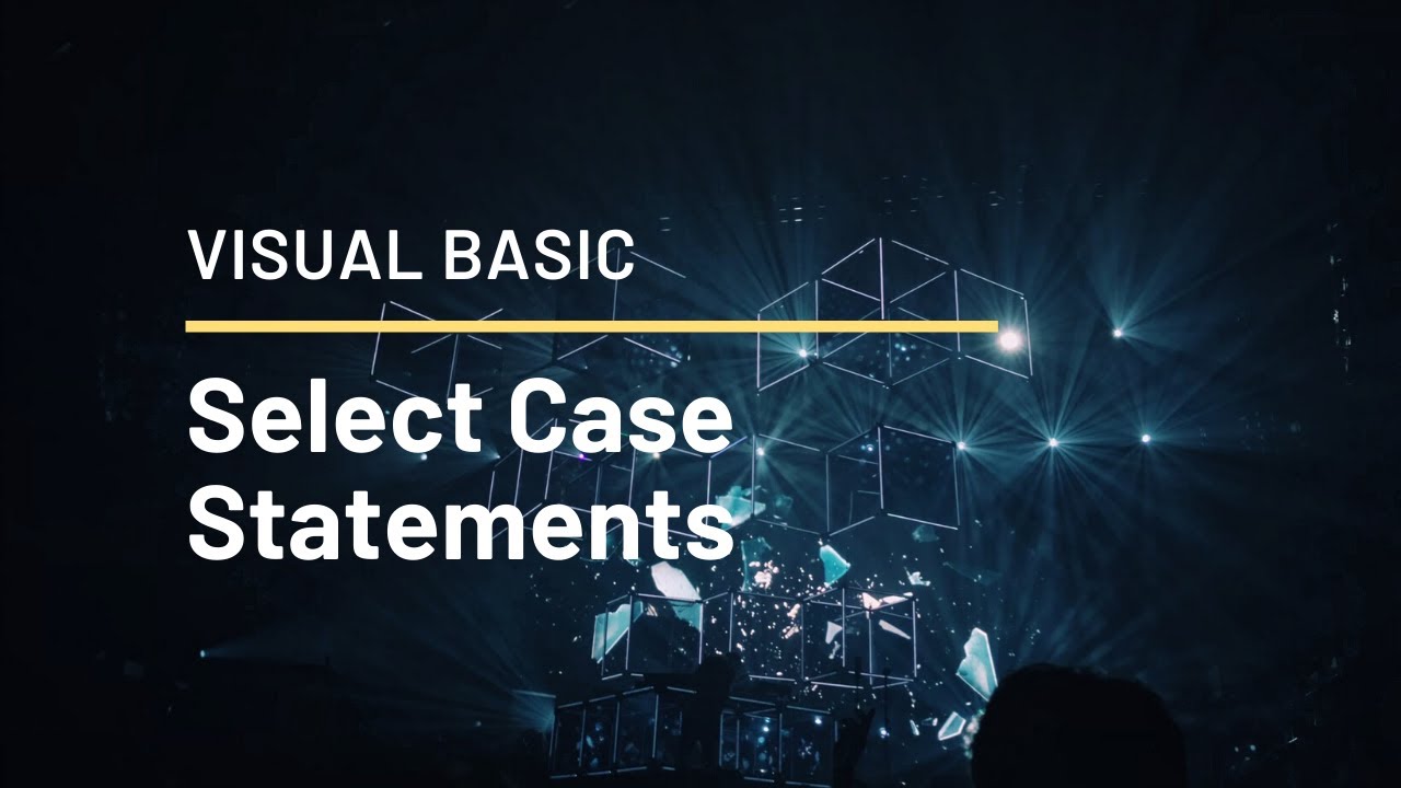 Select Case In Visual Basic Youtube