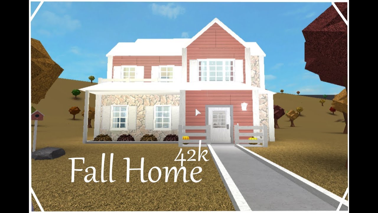 Roblox Bloxburg Fall Autumn Roleplay Home House Build