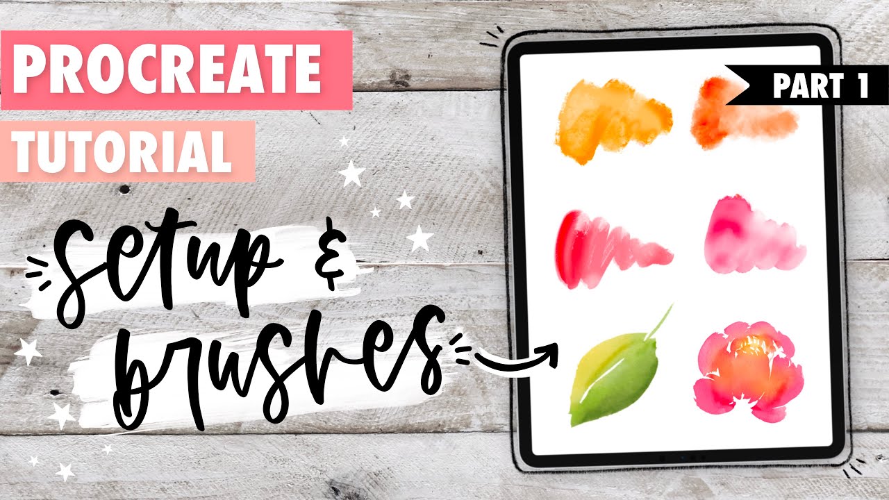 Procreate Tutorial Watercolor Florals Painting Youtube