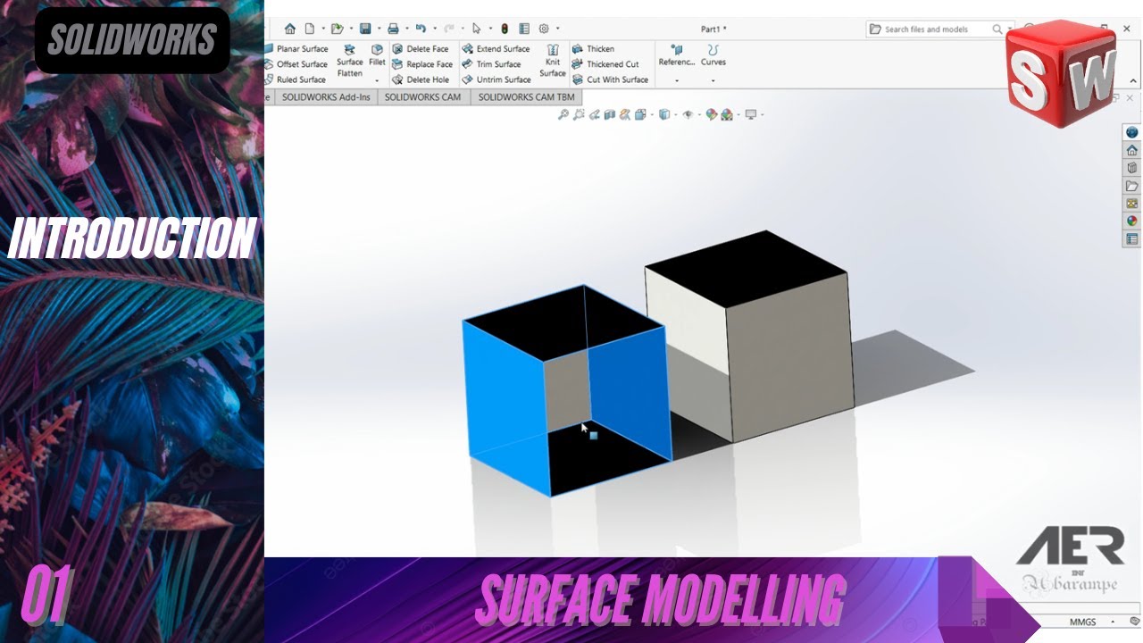 Introduction To Surface Modelling Surface Modelling Solidworks