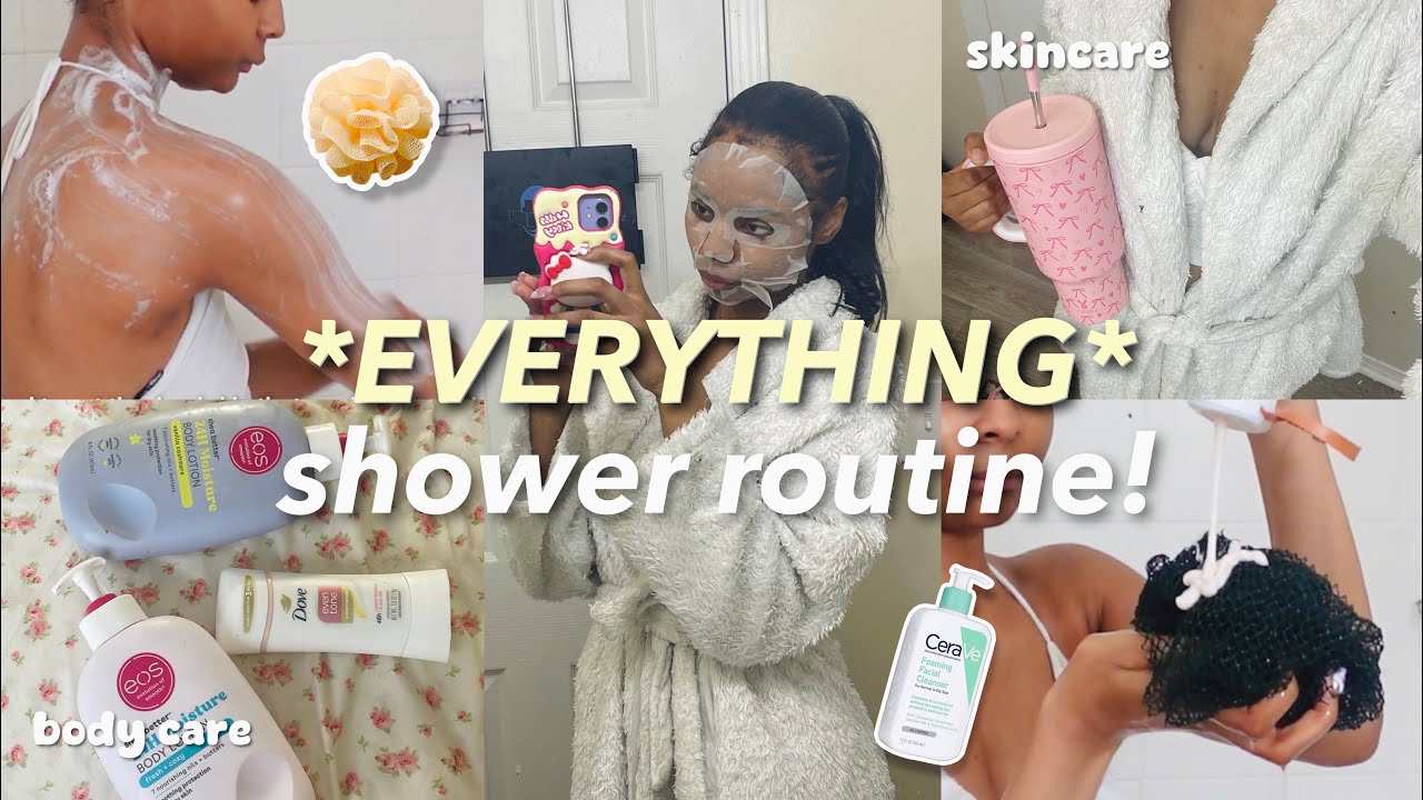 My Everything Shower Routine рџ рџ ј How To Smell Good 24 7 Body Care