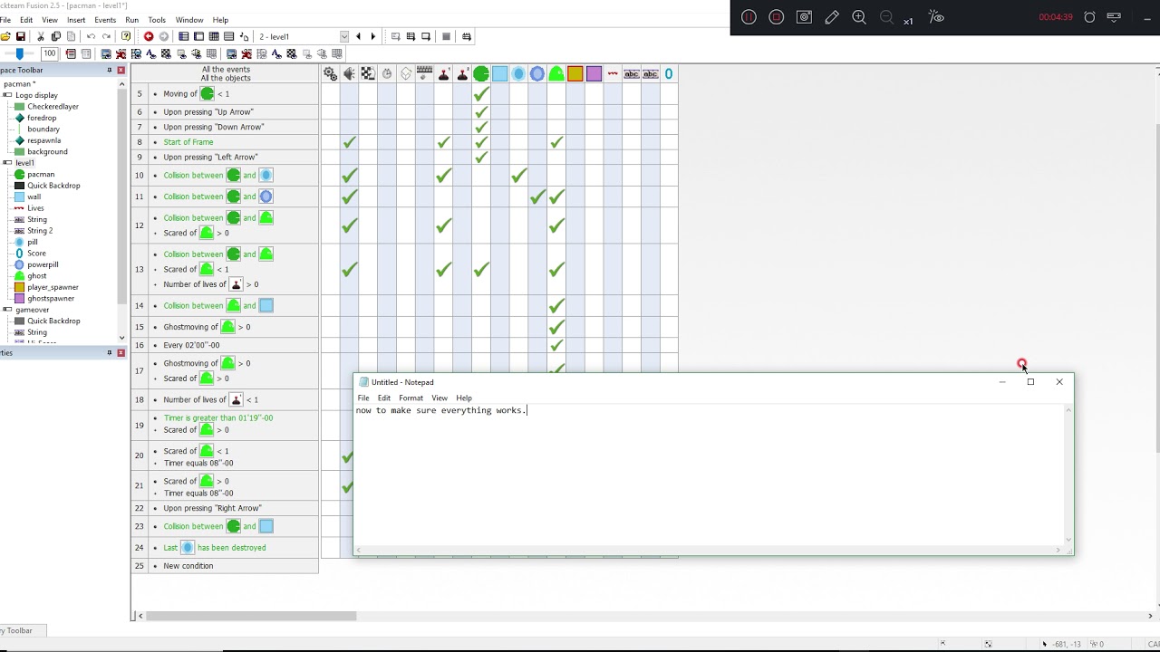 Updated Pacman Tutorial In Clickteam Fusion 2 5 Standard Youtube