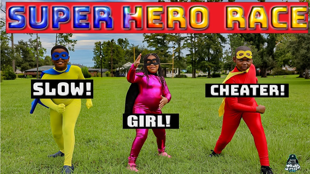 Super Hero Race Challenge Jpsk Youtube