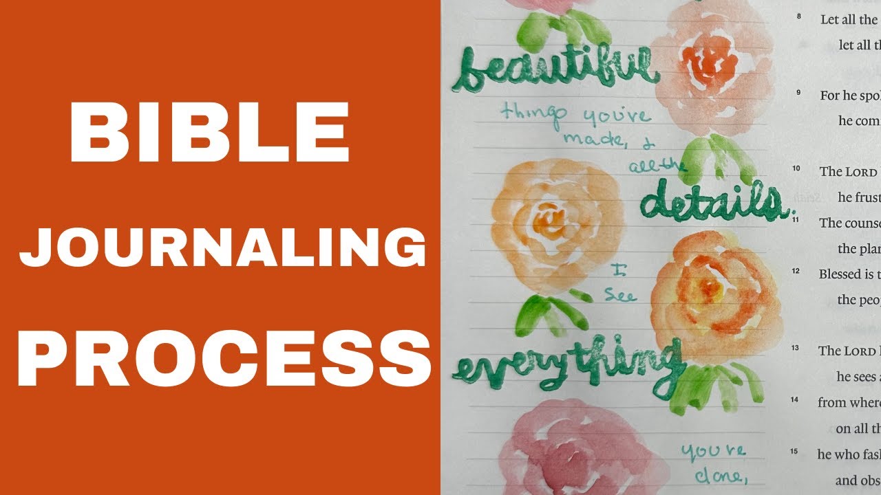 Bible Journaling Process Illustrated Faith The Art Of Noticing